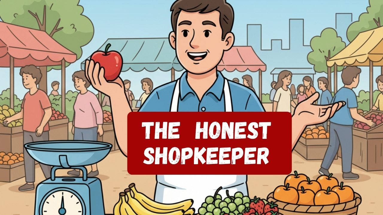 The Honest Shopkeeper - Short Moral Story in English for Students ...